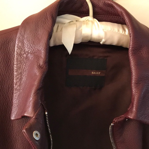 Bally | Jackets & Coats | Ballys Leather Jacket | Poshmark